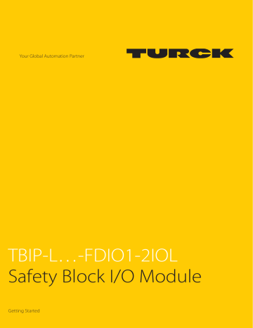 Turck TBIP-L-FDIO1-2IOL Getting Started | Manualzz