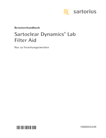 Sartoclear Dynamics Lab V, 1000 mL, 20 g Benutzerhandbuch | Manualzz