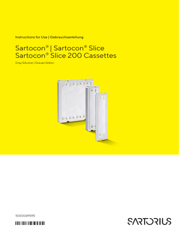 Sartocon PESU Cassette User Manual | Manualzz