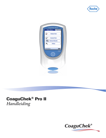 Roche CoaguChek Pro II Handleiding | Manualzz