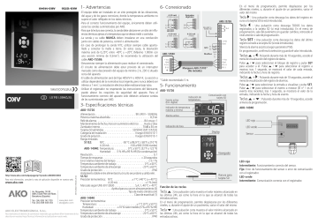 AKO CAMRegis Pharma data loggers Instrucciones de operación | Manualzz