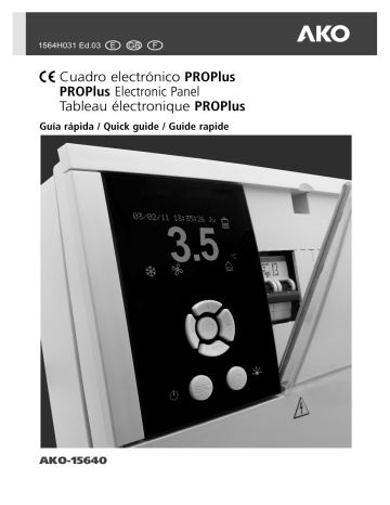 AKO PROPlus electronic control panel Quick guide | Manualzz