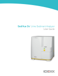 IDEXX SediVue Dx Urine Sediment Analyzer Operator's Guide | Manualzz