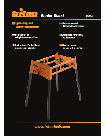 Triton RSA300 Operating And Safety Instructions Manual | Manualzz