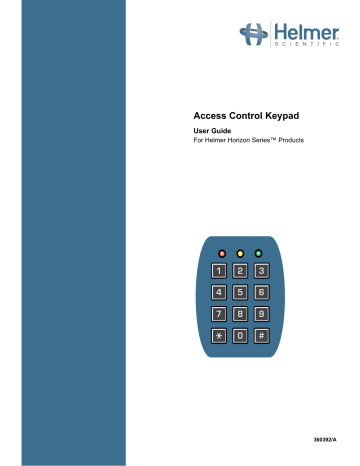 Helmer Horizon series User Manual | Manualzz