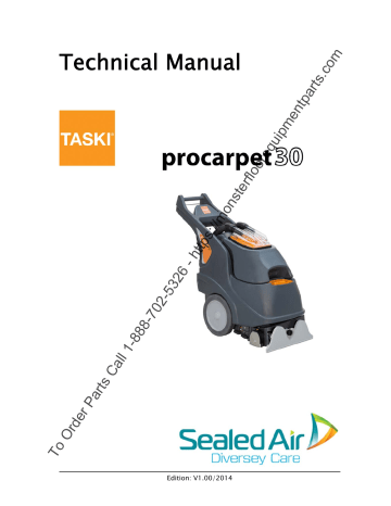 Taski procarpet 30 User's & Technical Manual | Manualzz