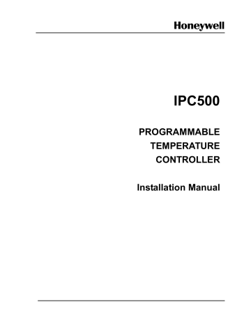 Honeywell IPC500 Installation Manual | Manualzz