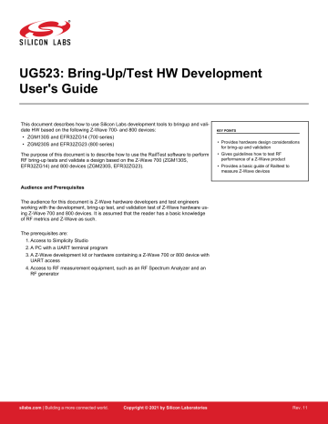Silicon Labs UG523 User's Guide | Manualzz
