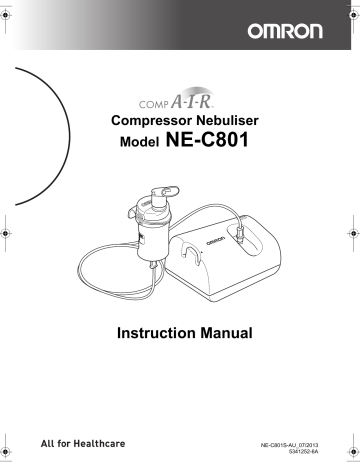 Omron COMP A-I-R NE-C801 Instruction Manual | Manualzz