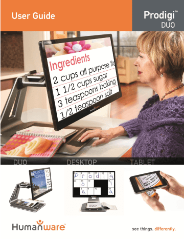 Humanware Prodigi DUO User Manual | Manualzz
