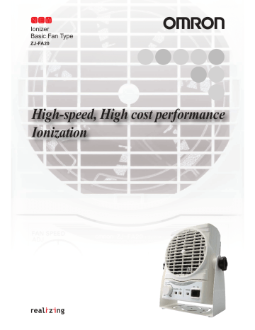 Omron ZJ-FA20 Overview | Manualzz