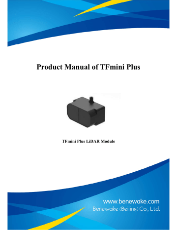 Benewake TFmini Plus Product Manual | Manualzz