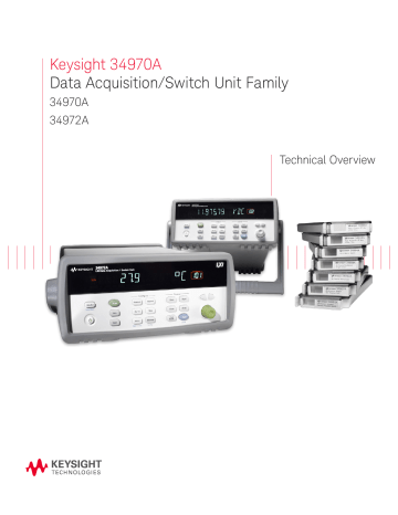 Keysight 34972A Technical Overview | Manualzz