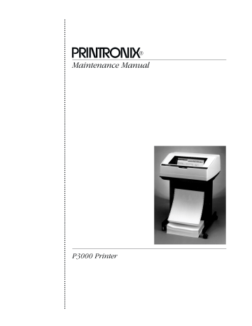 Printronix P3000 Series Maintenance Manual | Manualzz