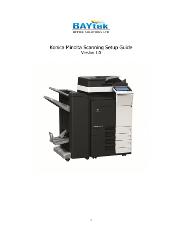 Konica Minolta bizhub C224e Setup Manual | Manualzz