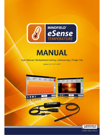 Mindfield eSense User Manual | Manualzz