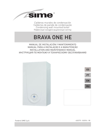 Sime BRAVA One HE 25 Installation And Maintenance Manual | Manualzz