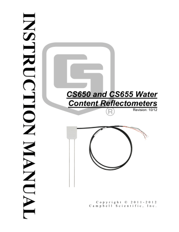 Campbell CS650, CS655 Instruction Manual | Manualzz
