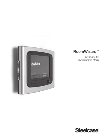 Steelcase RoomWizard User Manual | Manualzz