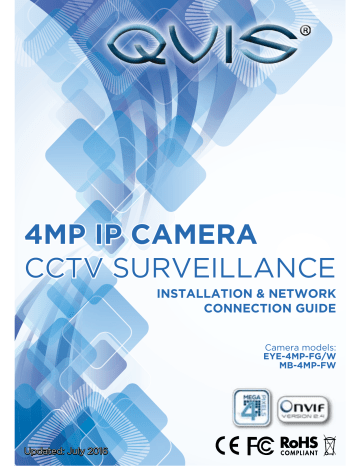 Qvis EYE-4MP-FG/W Installation & Network Connection Manual | Manualzz