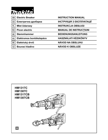 Makita HM1307CB, HM1317C Instruction Mamual | Manualzz