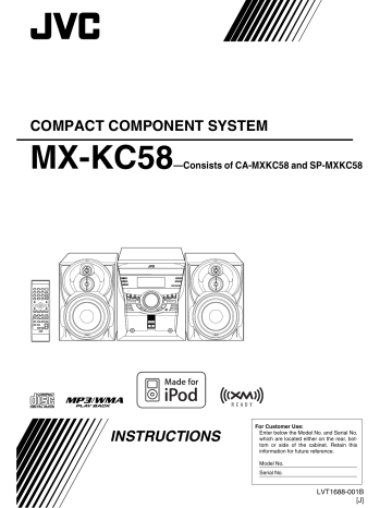 JVC CA-MXKC58 Instructions Manual | Manualzz