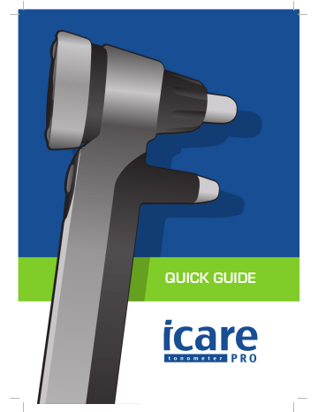 Icare Pro TA03 Quick Manual | Manualzz