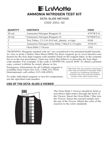 LaMotte 3351-02 Instructions | Manualzz