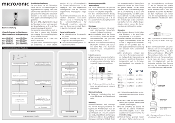 Microsonic pms-35/CI/A1 Benutzerhandbuch | Manualzz