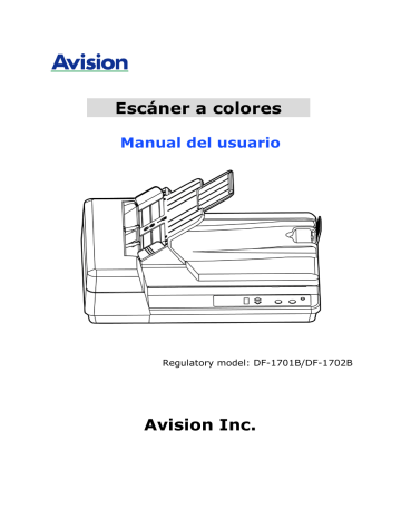 Avision AD130 Document Scanner Manual de usuario | Manualzz