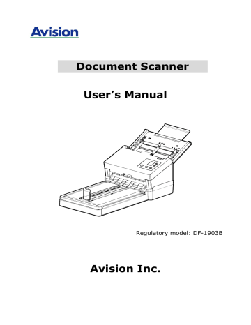 Avision AD370F series Document Scanner User Manual | Manualzz