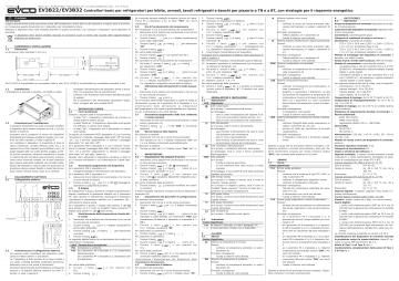 Evco EV3B32N7 Basic controller Manuale utente | Manualzz