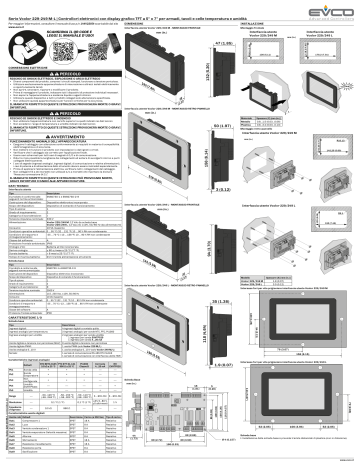 Evco EVCLC229N9E Controller Manuale utente | Manualzz