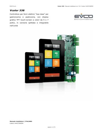 Evco EVCMC33DC2E Controller Installation manual | Manualzz