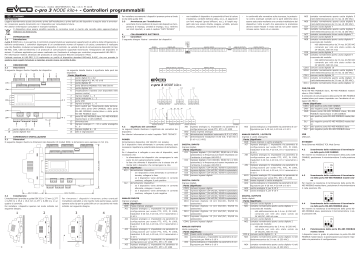 Evco EPK4BHQ Programmable controller Manuale utente | Manualzz