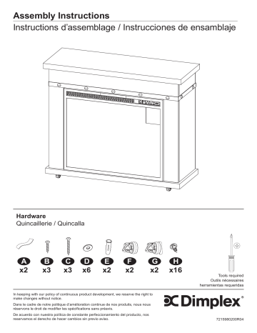 Dimplex X-C3P23LJ-2085CO Morgan Electric Fireplace Mantel, Charcoal Oak ...