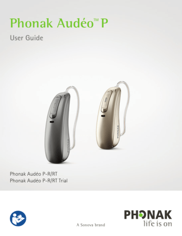 Phonak Audéo P-R, Audéo P-RT User Guide | Manualzz