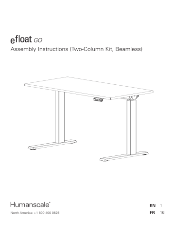 Humanscale eFloat Go Installation & Maintenance Instructions | Manualzz