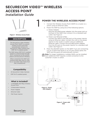 SecureCom Video Wireless Access Point Installation Guide | Manualzz