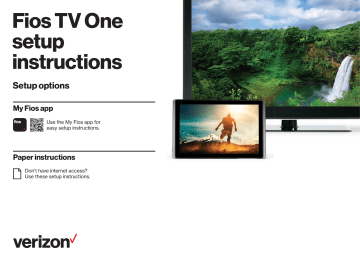 Verizon Fios TV Installation Guide | Manualzz