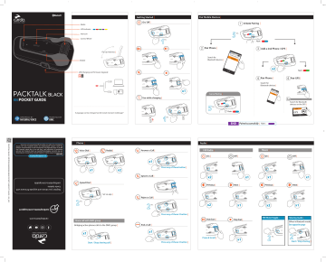 cardo Packtalk Black User Guide | Manualzz