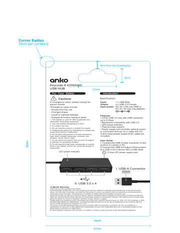 Anko USB HUB User Guide | Manualzz