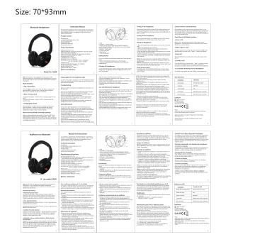 MINELAB ML80 Bluetooth Headphones Instruction manual | Manualzz