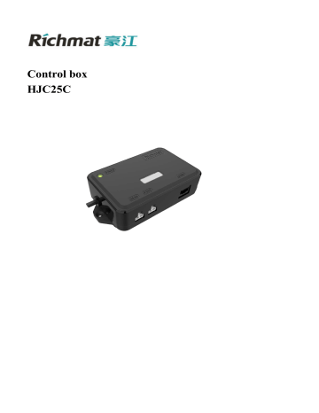 Richmat HJC25C Control Box Instruction manual | Manualzz