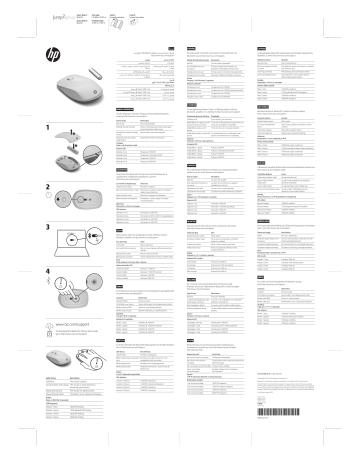 HP Z5000 Bluetooth Wireless Mouse User Guide | Manualzz