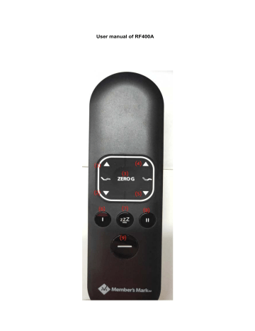 Keeson Technology RF400A Remote Control User Manual | Manualzz