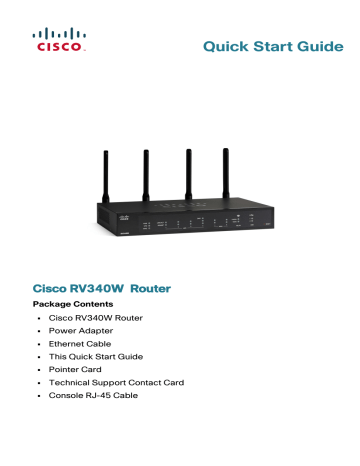 Cisco RV340W Dual WAN Gigabit Wireless AC VPN Router User Guide | Manualzz