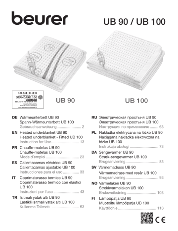 Beurer UB 90 Instruction manual | Manualzz
