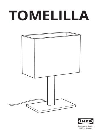 Ikea TOMELILLA Table Lamp User Guide | Manualzz
