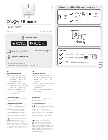 plugwise 142-04 Smile P1 User Guide | Manualzz